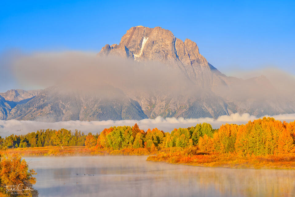 Oxbow Bend Fog | Grand Teton National Park, Wyoming | Skyline Press