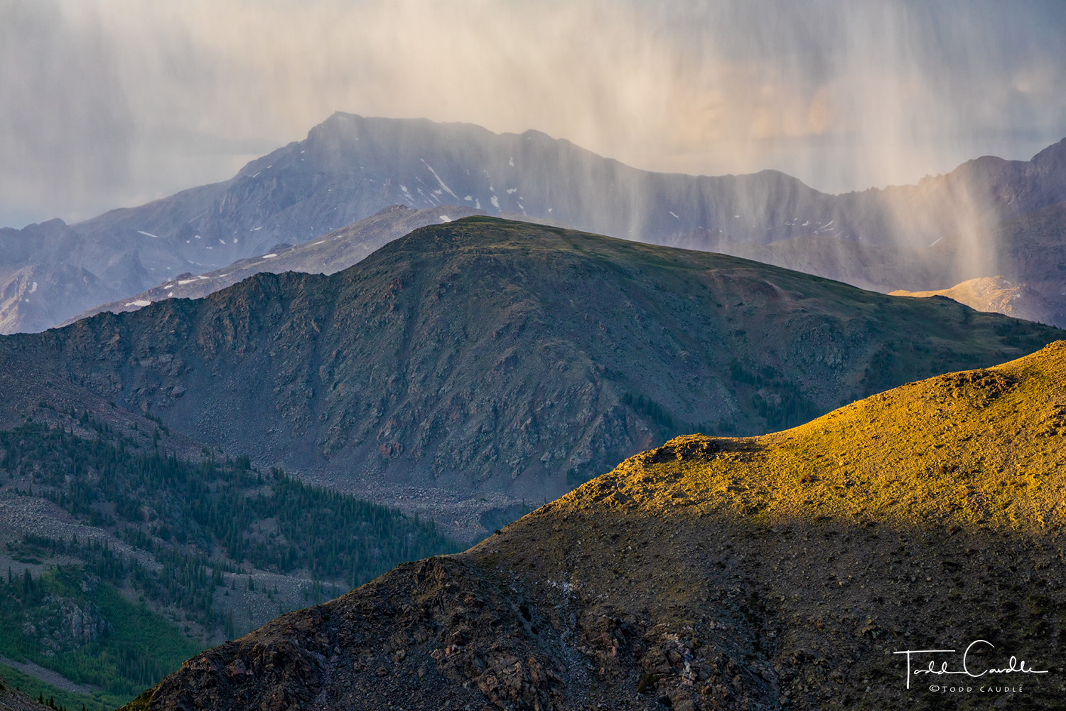 Mount Harvard Rain | Collegiate Peaks Wilderness, Colorado | Skyline Press
