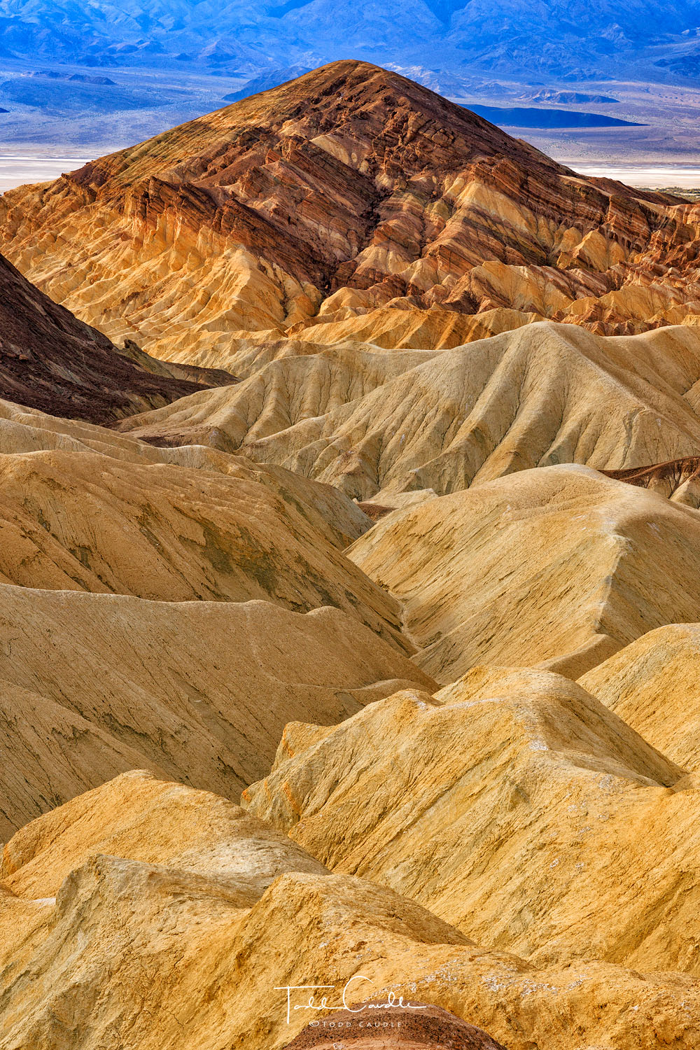 Golden Canyon Layers | Death Valley National Park, California | Skyline ...